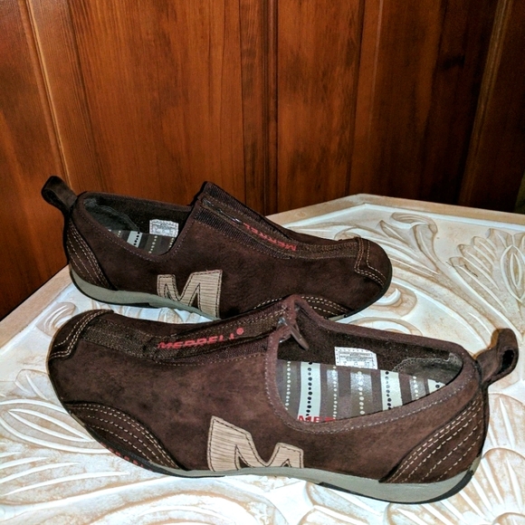 Merrell | Shoes | Merrill Womens Barrardo Leather Brown Zip Shoes ...